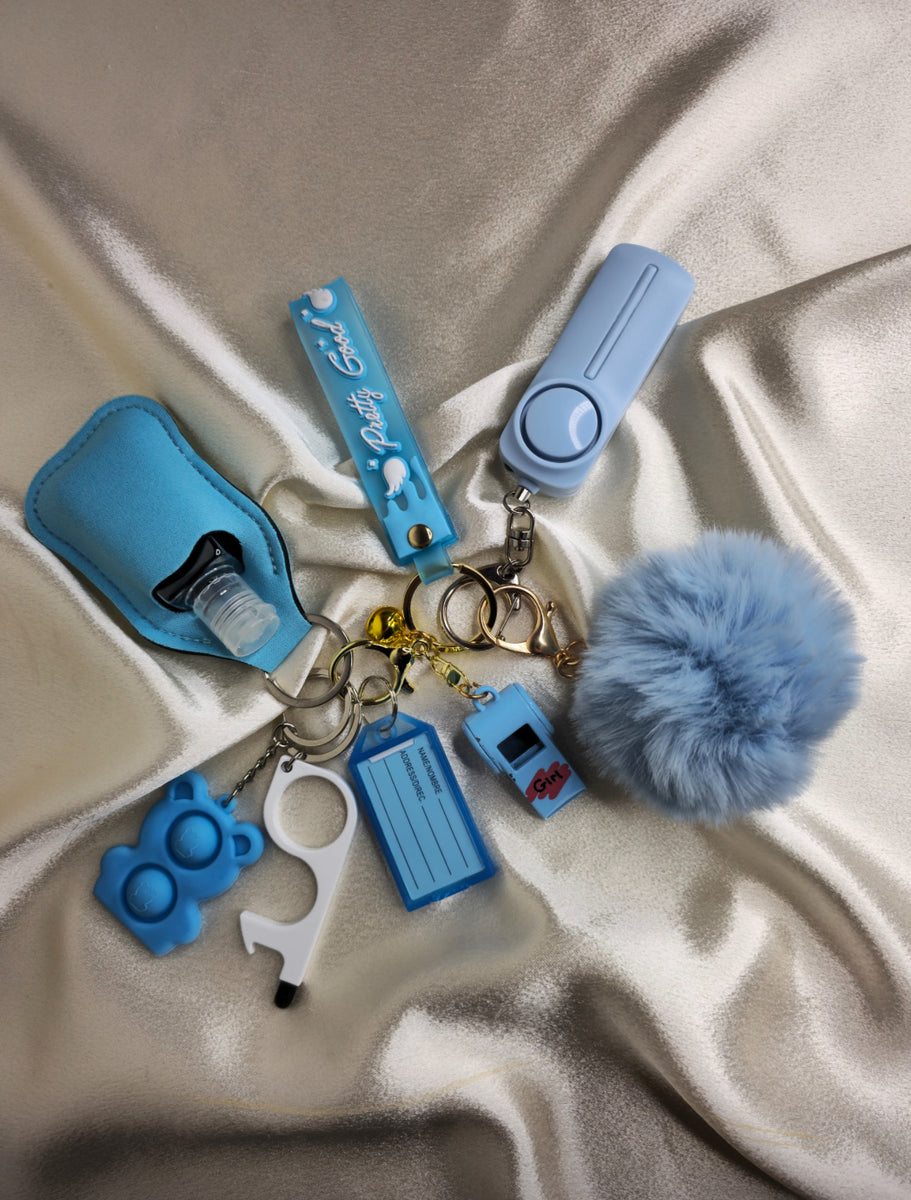 Blue Sky Kids Safety Keychain – Luna Divina Co.